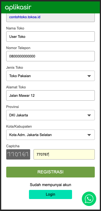 Panduan Registrasi dan Login Aplikasir - Blog Aplikasir