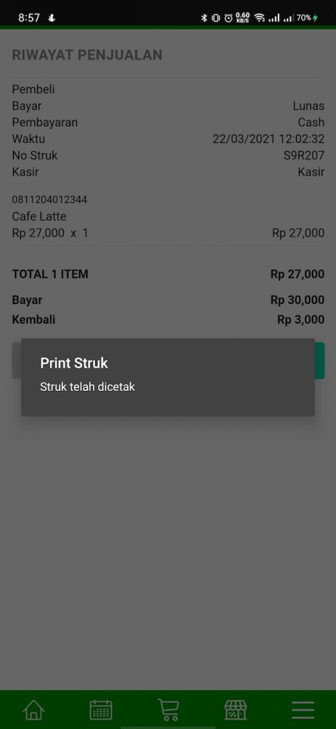 Cetak Struk ke Printer Bluetooth Aplikasir - Blog Aplikasir