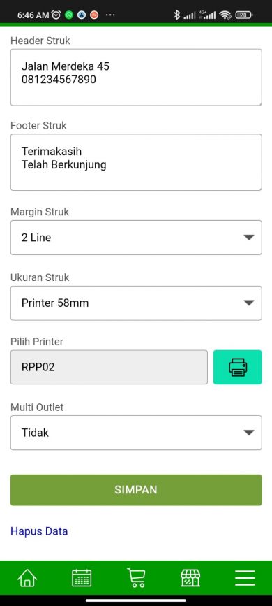 Panduan Cetak Struk ke Printer Bluetooth - Blog Aplikasir