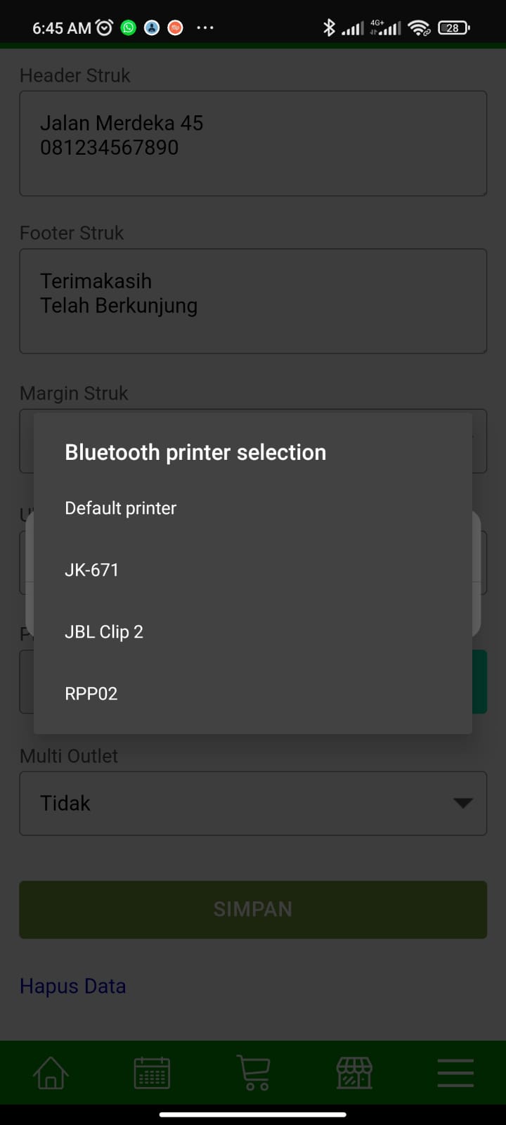 Panduan Cetak Struk ke Printer Bluetooth - Blog Aplikasir