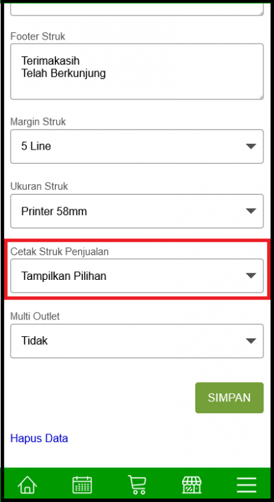 Panduan Mencetak Langsung Struk Penjualan - Blog Aplikasir