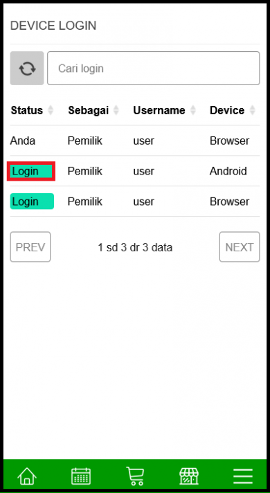 Panduan Device Login - Blog Aplikasir