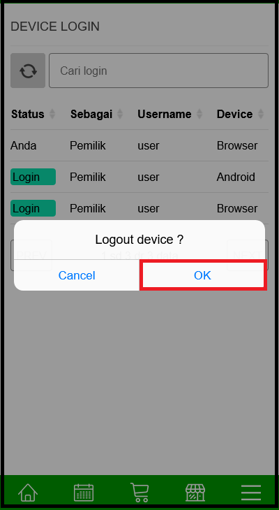 Panduan Device Login - Blog Aplikasir