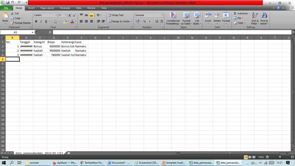Panduan Export Pemasukan Lain dan Kasbon - Blog Aplikasir