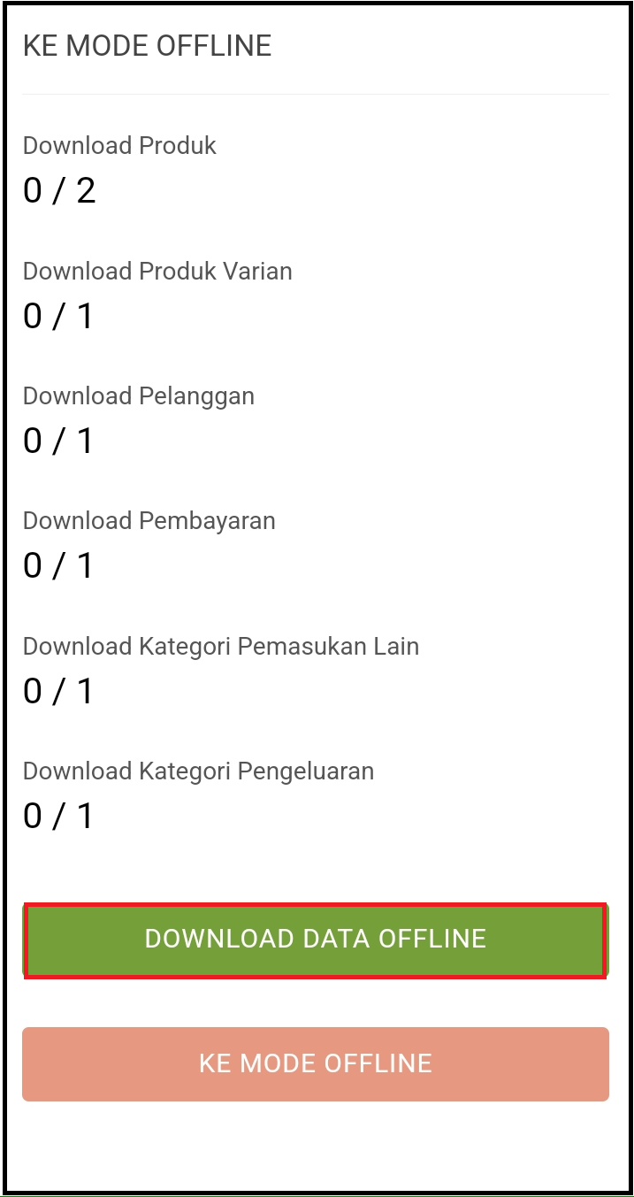 Panduan Mode Offline - Blog Aplikasir