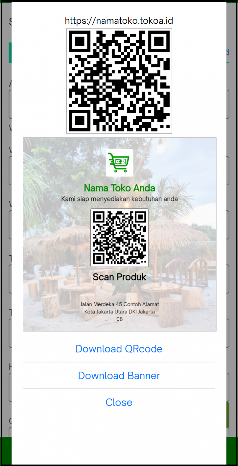 Panduan Banner Qcode Toko Online - Blog Aplikasir