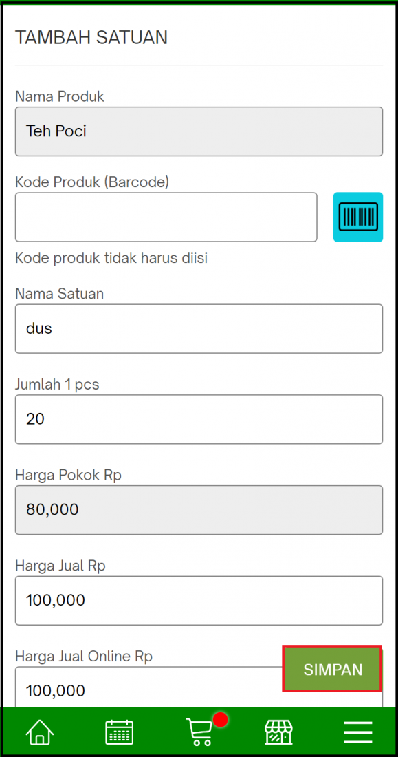 Panduan Produk Multisatuan Aplikasir - Blog Aplikasir