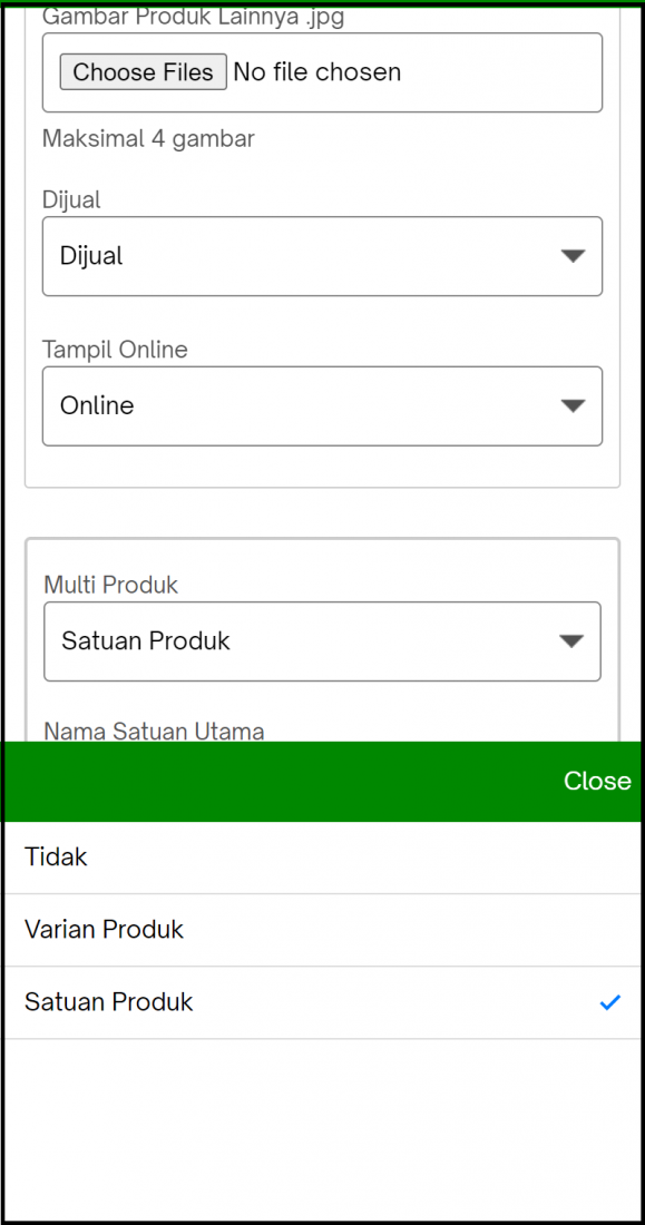Panduan Produk Multisatuan Aplikasir - Blog Aplikasir