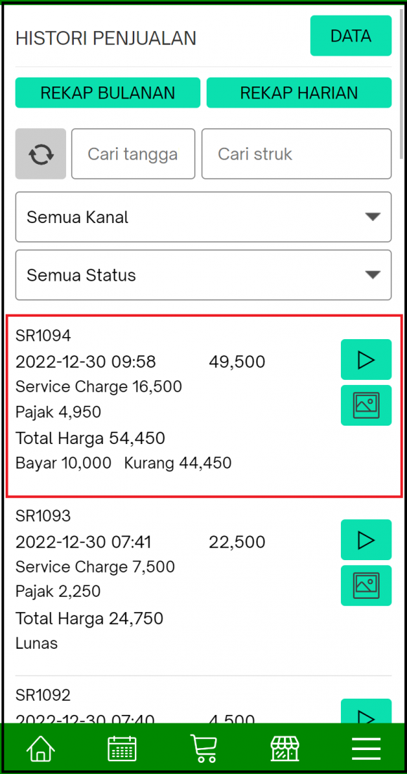 Panduan Data Penjualan Kasir Tergabung - Blog Aplikasir