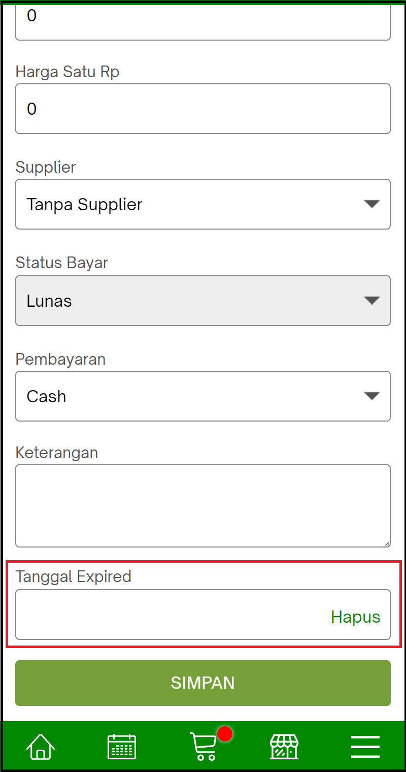 Panduan Expired Produk - Blog Aplikasir