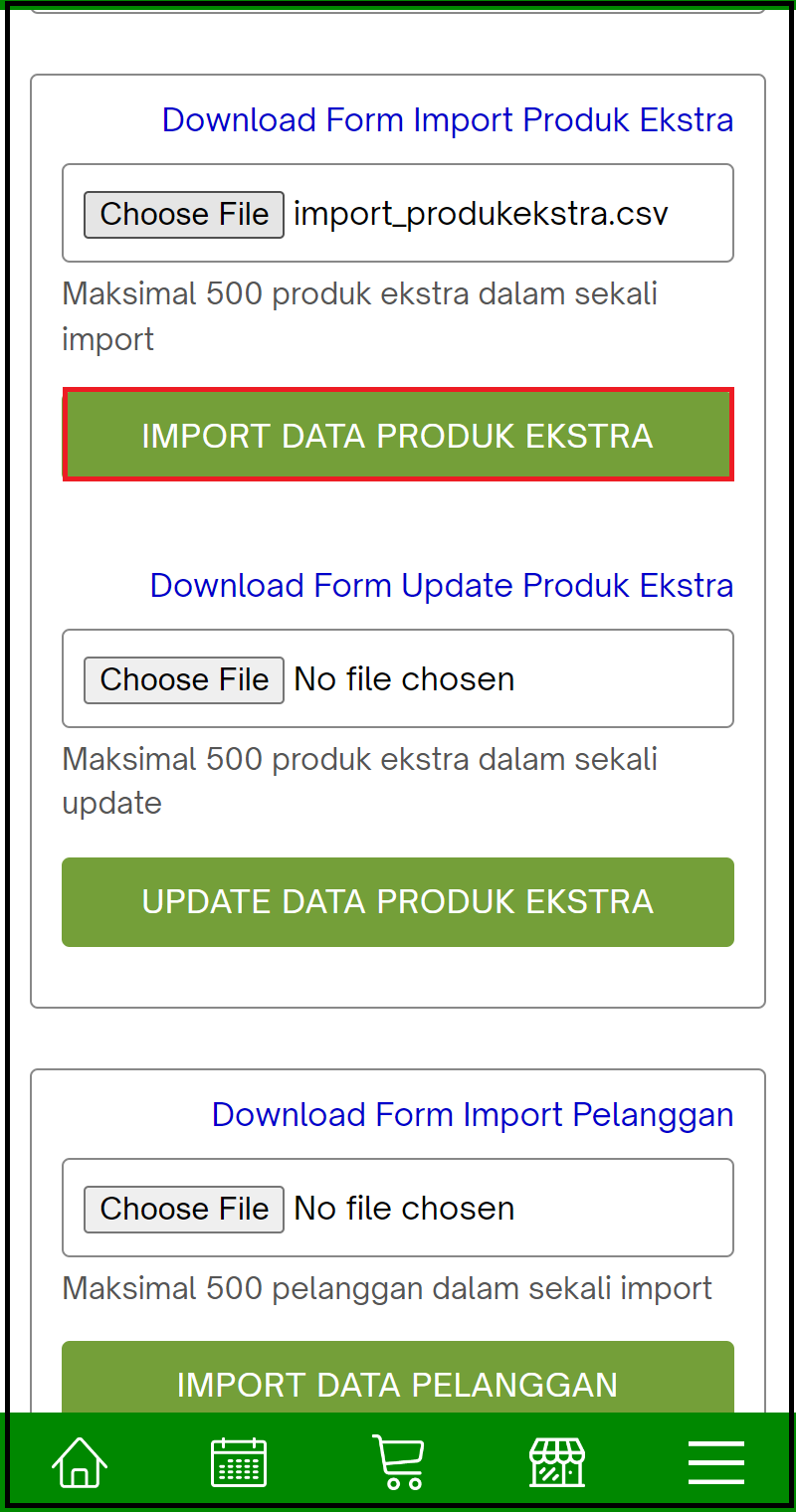 Panduan Export Import Produk Ekstra - Blog Aplikasir