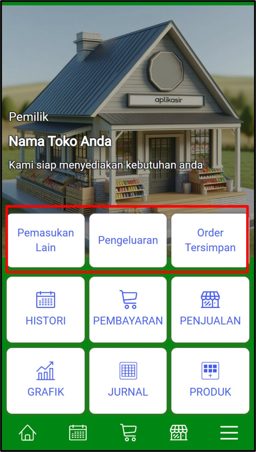Panduan Menu Kustom - Blog Aplikasir